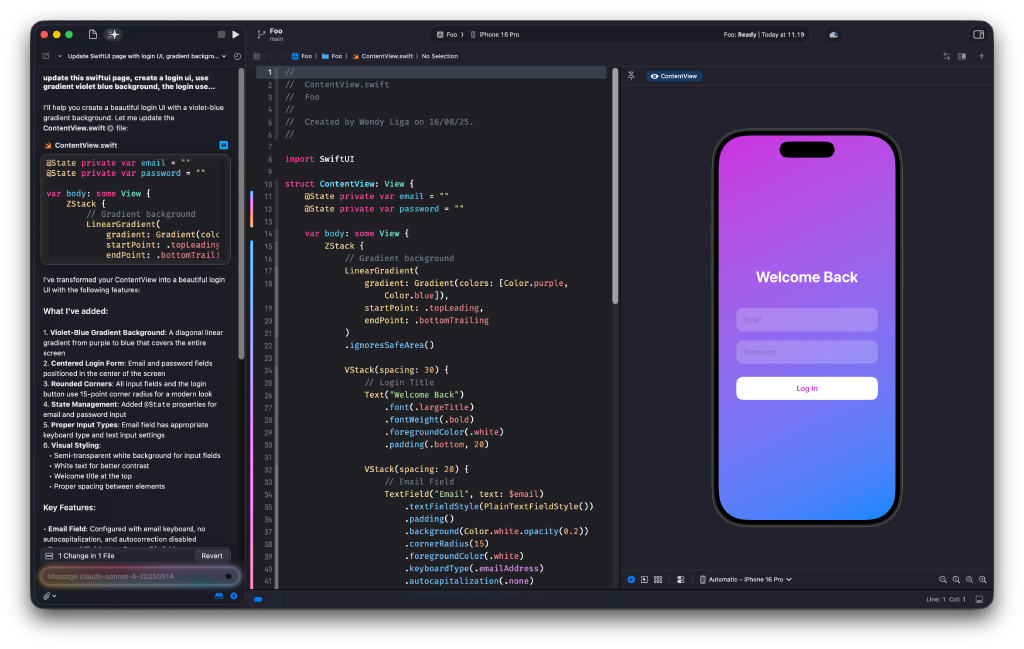 Use Custom Models in the New Xcode 26 Intelligence · Wendy Liga