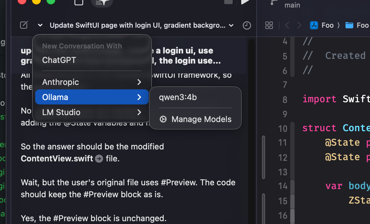 Use Custom Models in the New Xcode 26 Intelligence · Wendy Liga